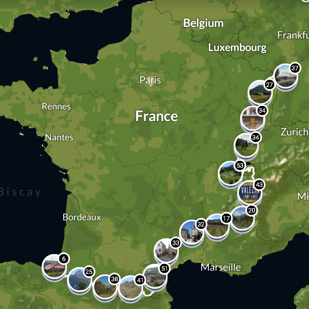 Grande Traversée de la France | Longues marches en Europe, Asie, USA
